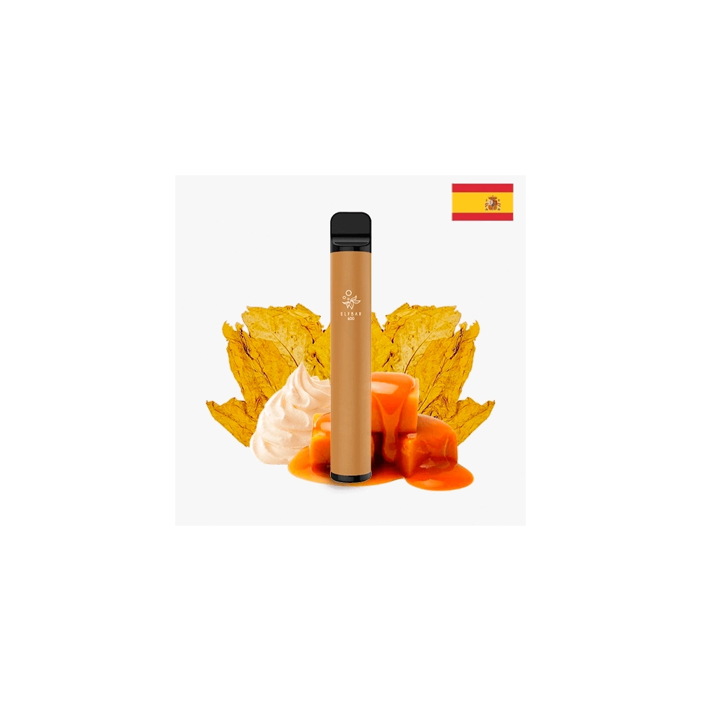 Vape Desechable ELF600 Cream Tobacco Sin Nicotina - Elf Bar Vape Desechable ELF600 Cream Tobacco Sin Nicotina - Elf Bar